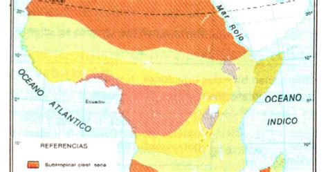 Perspectiva Espacio Temporal Mundial Eje Geográfico África Climas
