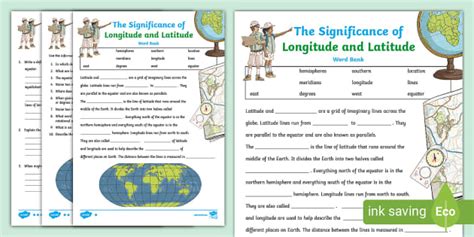 Introduction To Latitude And Longitude KS2 KS3 Teaching Resources
