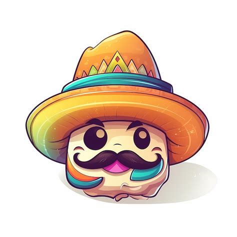 Un Personaje De Dibujos Animados Con Sombrero De Vaquero Y Bigote