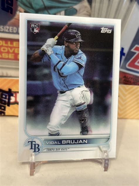 2022 Topps 3D Exclusive 25 Vidal Brujan RC Rookie Tampa Bay Rays