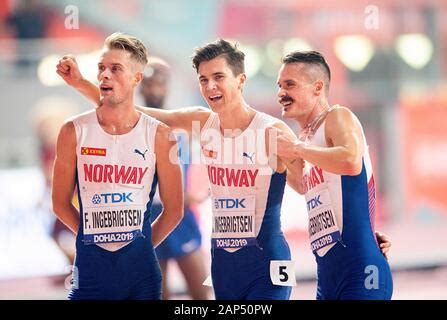 Von links Brüder Henrik Ingebrigtsen Jakob Ingebrigtsen und Filip