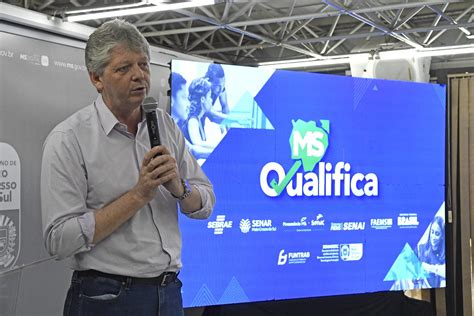 MS Qualifica Governador anuncia 851 cursos de qualificação gratuitos