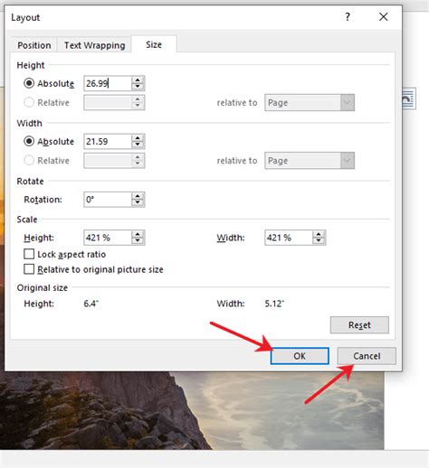 How To Fit A Picture To A Page In Word OfficeBeginner