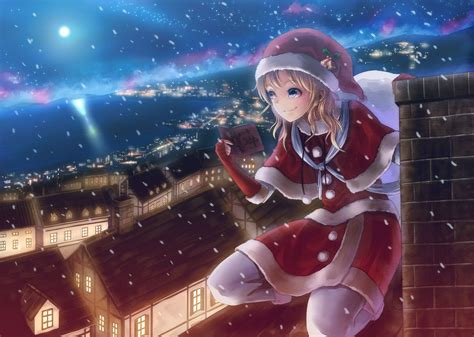 Merry Christmas Anime Wallpapers Top Free Merry Christmas Anime
