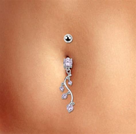 Bild Von Bauchnabel Piercing Banane Stahl Mm Stein Anh Nger Mit