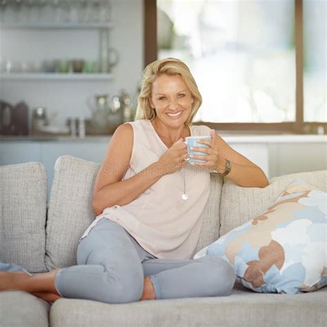 Good Days Start With Great Coffee Portrait Of A Mature Woman Enjoying A Warm Beverage While