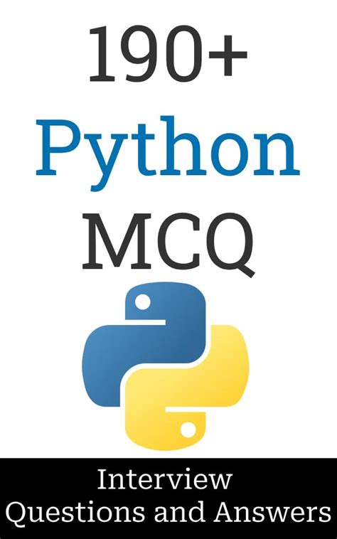 190 python interview questions and answers mcq format questions freshers to experienced