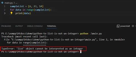 Python TypeError List Object Cannot Be Interpreted As An Integer