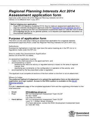 Fillable Online RPI18 019 Talinga Orana RPI Application Form RPI18