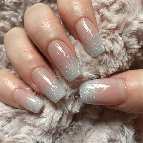 Glitter Baby Boomer Nails Baby Boomers Nails Nails Pretty Nails