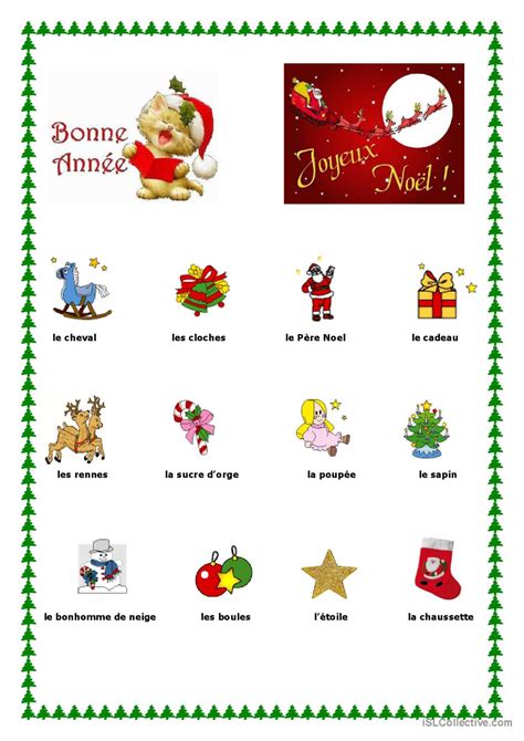 Noel Dictionnaire Visuel Ou T Ch Fran Ais Fle Fiches Pedagogiques