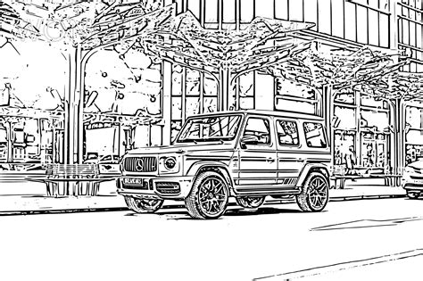 Disegno Di Mercedes G Class Da Colorare Disegni Da Colorare Per Ragazzi