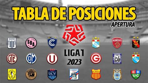 Ver Tabla De Posiciones Liga 1 Betsson Torneo Apertura 2023 EN VIVO