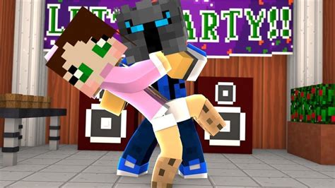 Pat And Jen PopularMMOs Minecraft DANCE CHALLENGE GAMES Lucky Block Mod