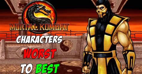 Ranking Every Mortal Kombat Character