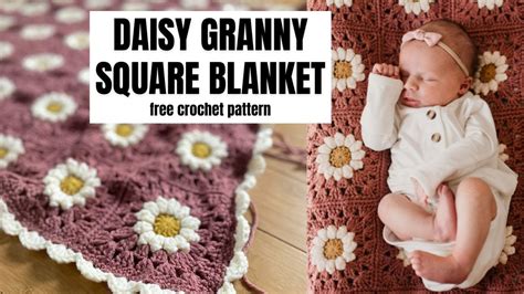 Flower Granny Square Baby Blanket Pattern Best Flower Site