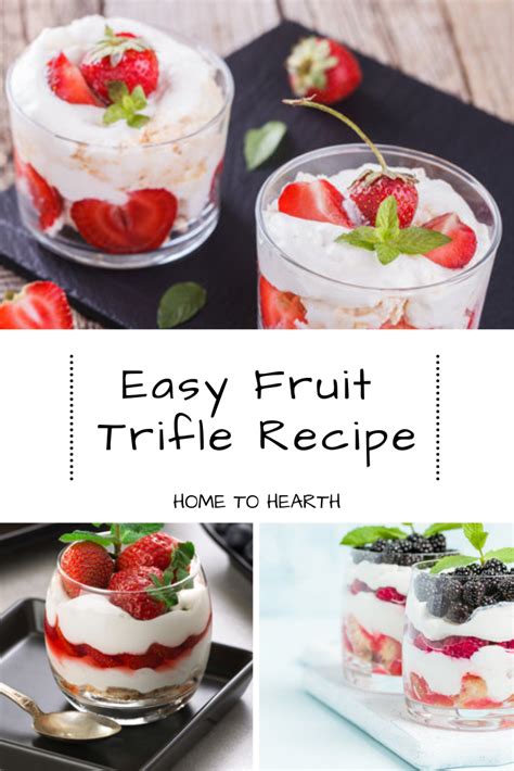 Easy Fruit Trifle Recipes Looking For A Simple Delicious Dessert To