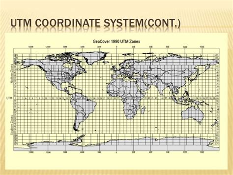 geographic coordinate system and map projection