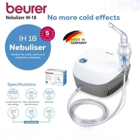 Jual BEURER Compressor Nebulizer IH 18 Alat Terapi Uap Batuk Pilek