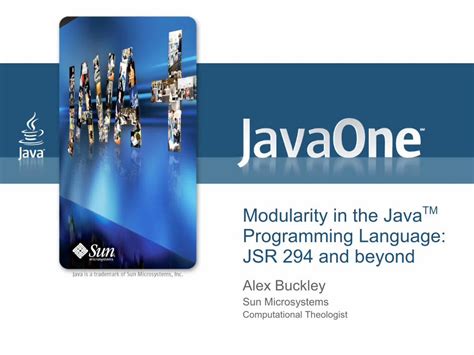 PDF Modularity In The Java Programming Language JSR 5 The