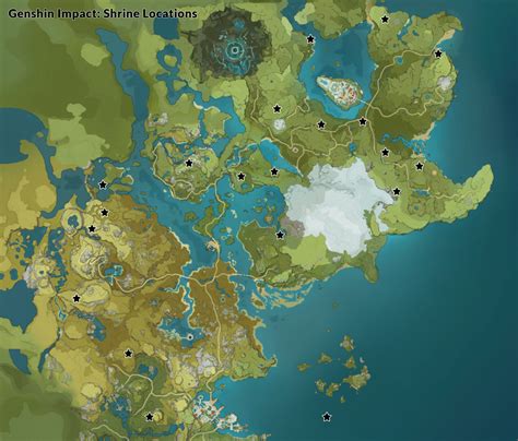 All Shrine Of Depth Locations Genshin Impact