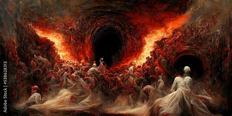 The Hell Inferno Metaphor Souls Entering To Hell In Mesmerize Fluid