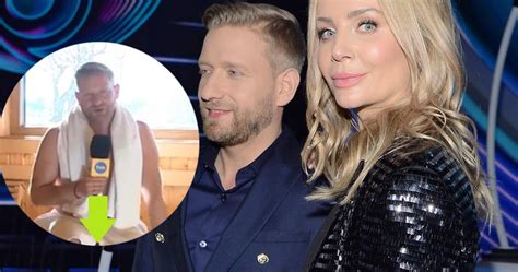 Dzień Dobry TVN Jędrzejak rozkraczył się w saunie Odsłonił za dużo