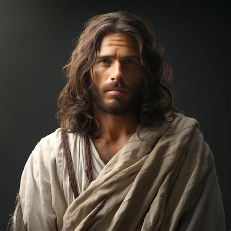 Premium AI Image Hand Drawn Detailed Graphic Illustration Of Jesus