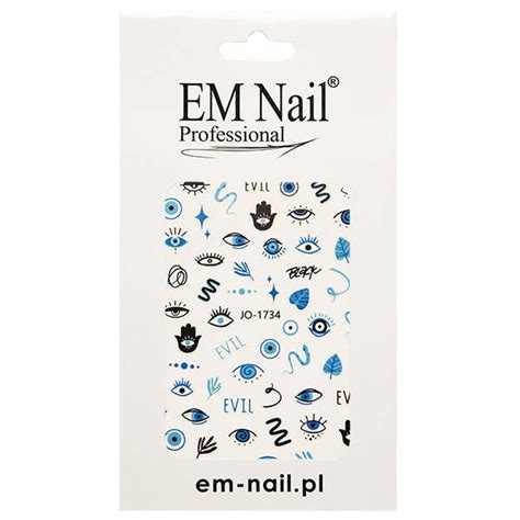 Naklejki Na Paznokcie Nail Art Naklejki EM Nail Professional Nail