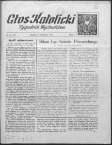 Głos Katolicki R 9 No 49 3 grudnia 1967 PBC