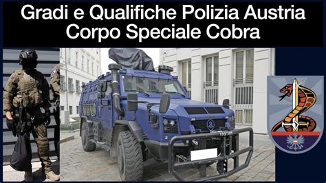 Gradi E Qualifiche Corpo Speciale Cobra Polizia Austria YouTube