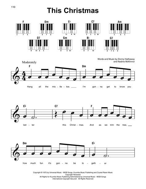 This Christmas Super Easy Piano Print Sheet Music Now