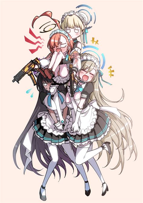 Asuna Toki Karin And Neru Blue Archive Drawn By Hitotose Rin