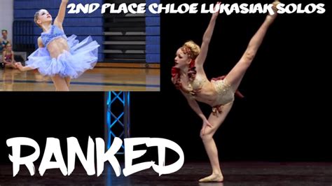 2nd Place Chloe Lukasiak Solos Ranked YouTube
