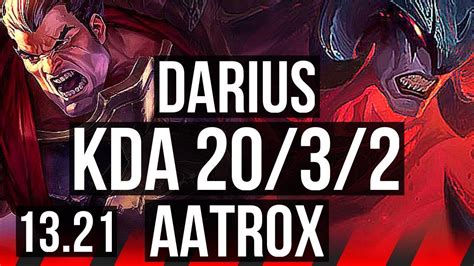 Darius Vs Aatrox Top Solo Kills M Mastery Legendary