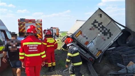 Accident tragic pe Autostrada A1 București Pitești Trei persoane și au