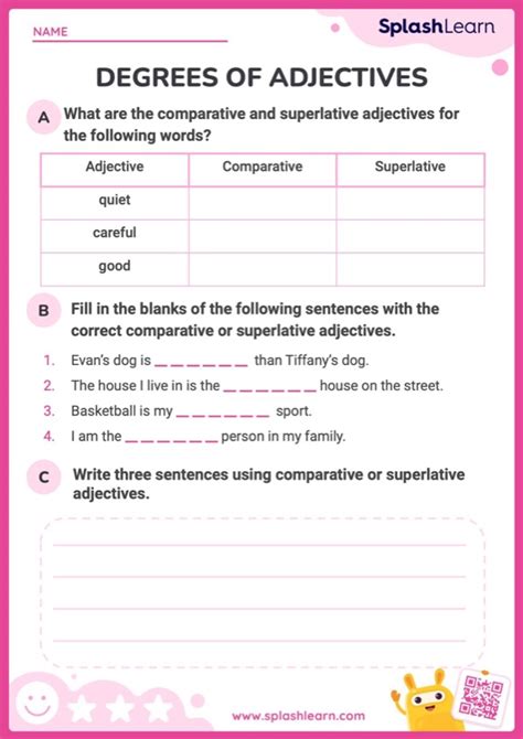 Descriptive Power Comparative And Superlative Adjectives ELA