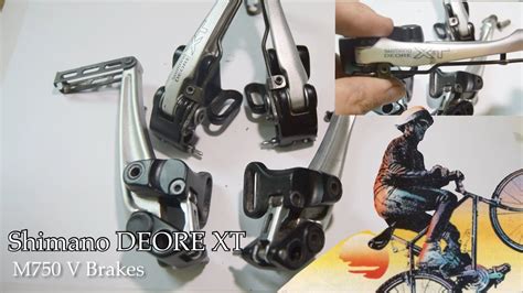 Shimano DEORE XT M750 V Brakes Opening Overview Rebuild Atelier Yuwa