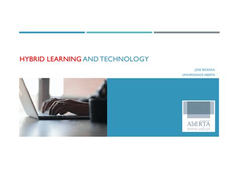 pdf hybrid learning and technology