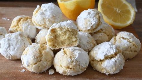 Biscuits craquelés au citron moelleux recette facile Espace Recettes