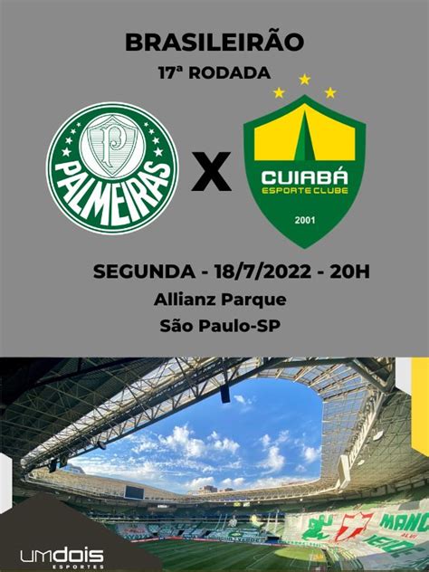 Palmeiras x Cuiabá onde assistir horário escalações e arbitragem