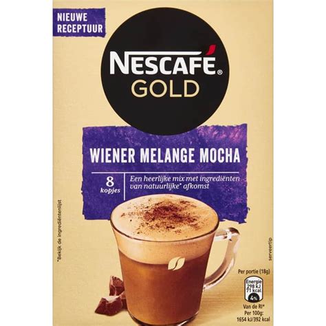 Nescafe Wiener Melange Sachets Gr Bestel Het Op Endelivery Nl