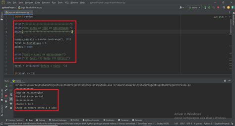 Dúvida Pycharm está ignorando uma parte do código Python começando