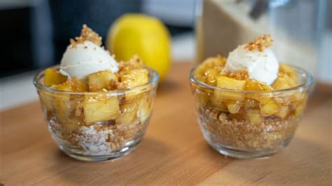 Une recette rapide et pas chère du dessert aux pommes en 5 ingrédients