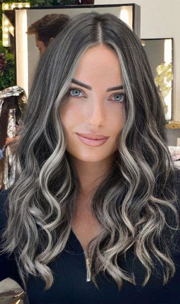Brunette Brown Hair Colours Hairstyles Icy Blonde Balayage