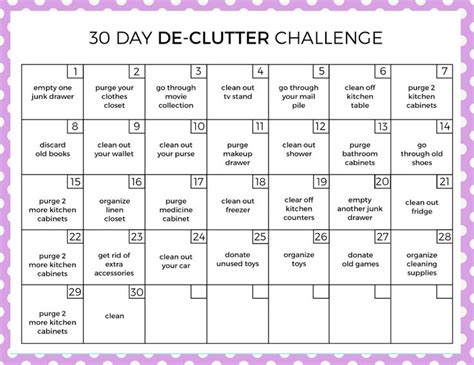 30 day declutter challenge declutter challenge challenges minimalism challenge