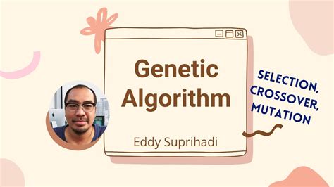 GENETIC ALGORITHM 2 Selection CrossOver Mutation Probability