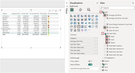Visualisasi Tabel Di Laporan Dan Dasbor Power Bi Power Bi Micros