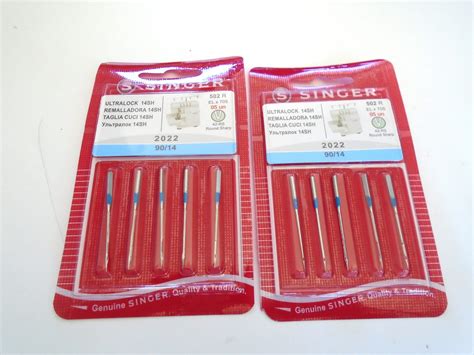 Pcs Singer Overlock Sewing Machine Needles Size Walmart