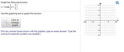 solved graph the following function use the graphing tool to